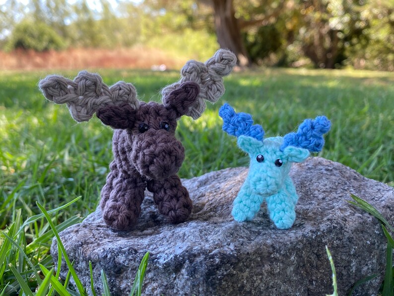 NO-SEW Mini Moose Crochet PDF Pattern - Etsy