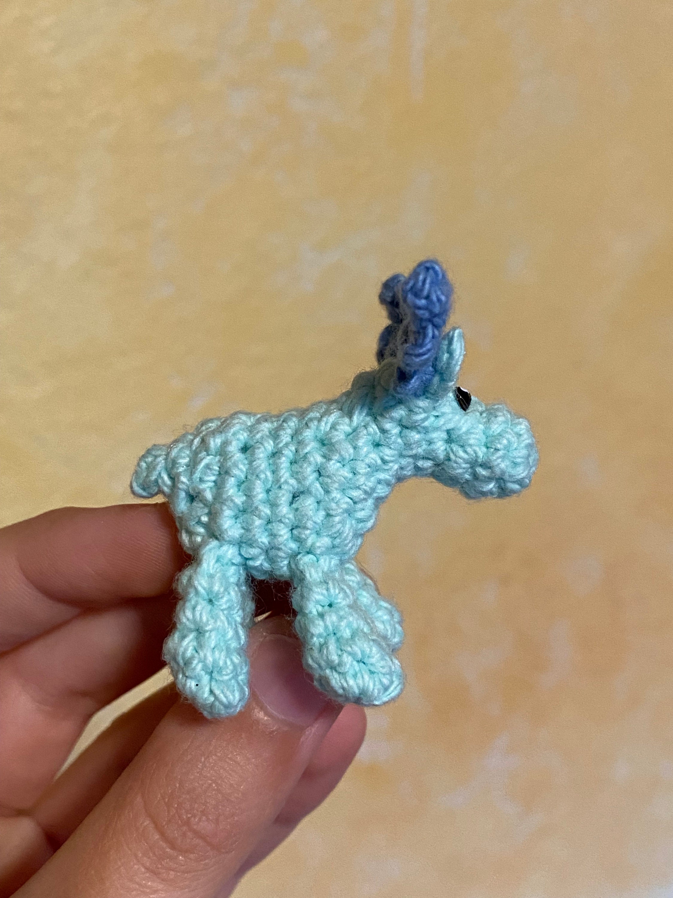 NO-SEW Miniature Moose Crochet PDF Pattern - Etsy