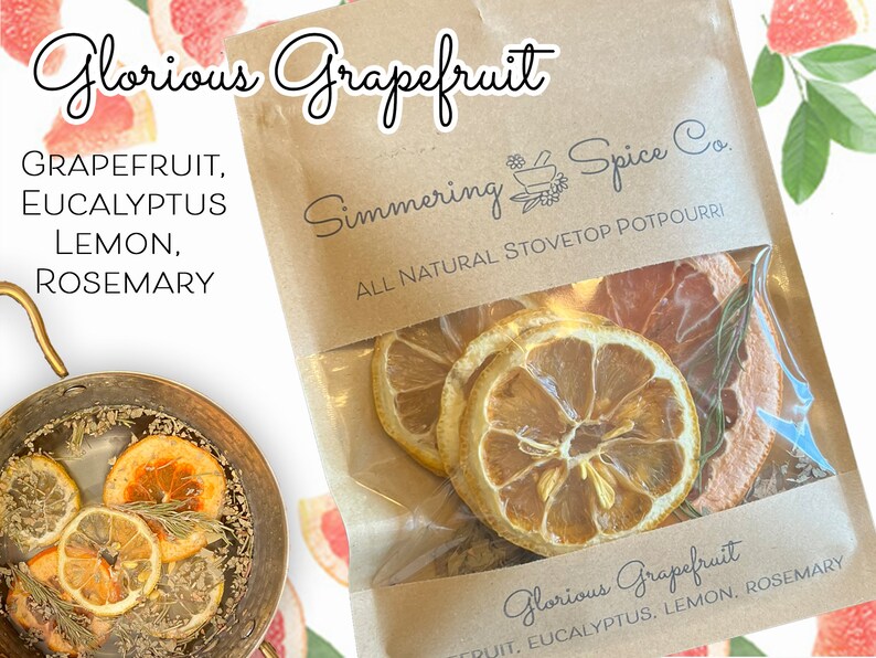 Spring Collection All Natural Simmer Pot Kits Stovetop Potpourri Dried ...