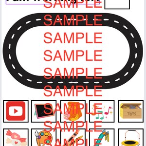 Race Car Token Board ABA Token Economy Visual Aid Token System - Etsy