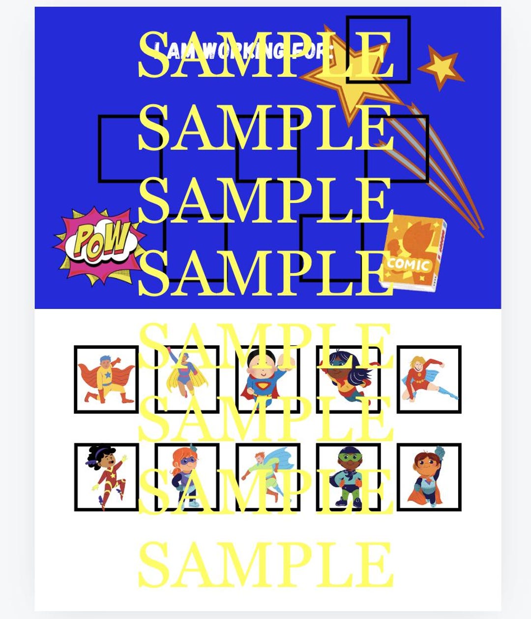 SUPERHERO Token Board | ABA Token Economy - Etsy