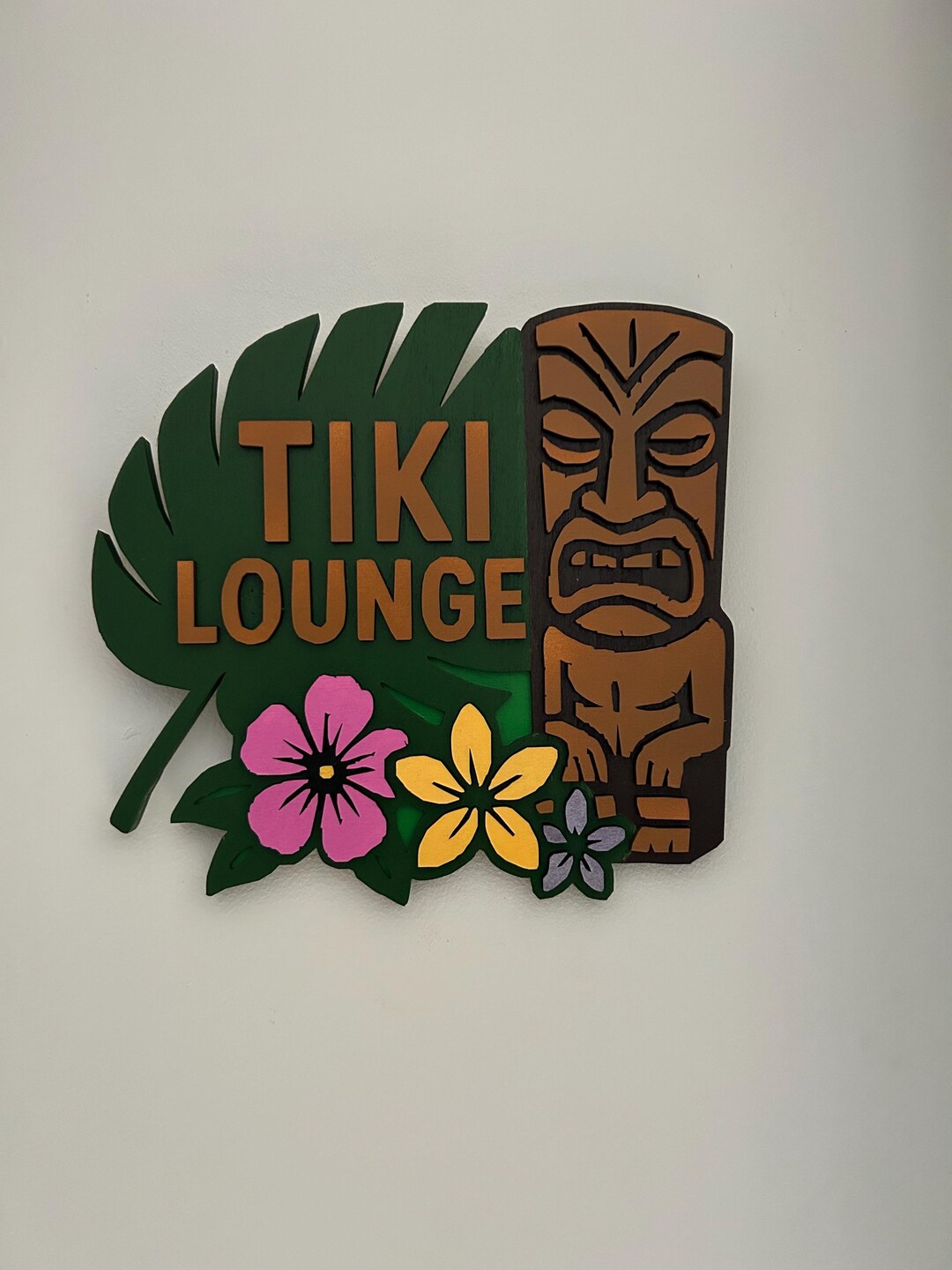 Atomic Lounge Art Sign, Atomic Home Decor, Atomic Tiki Art, Retro Home ...