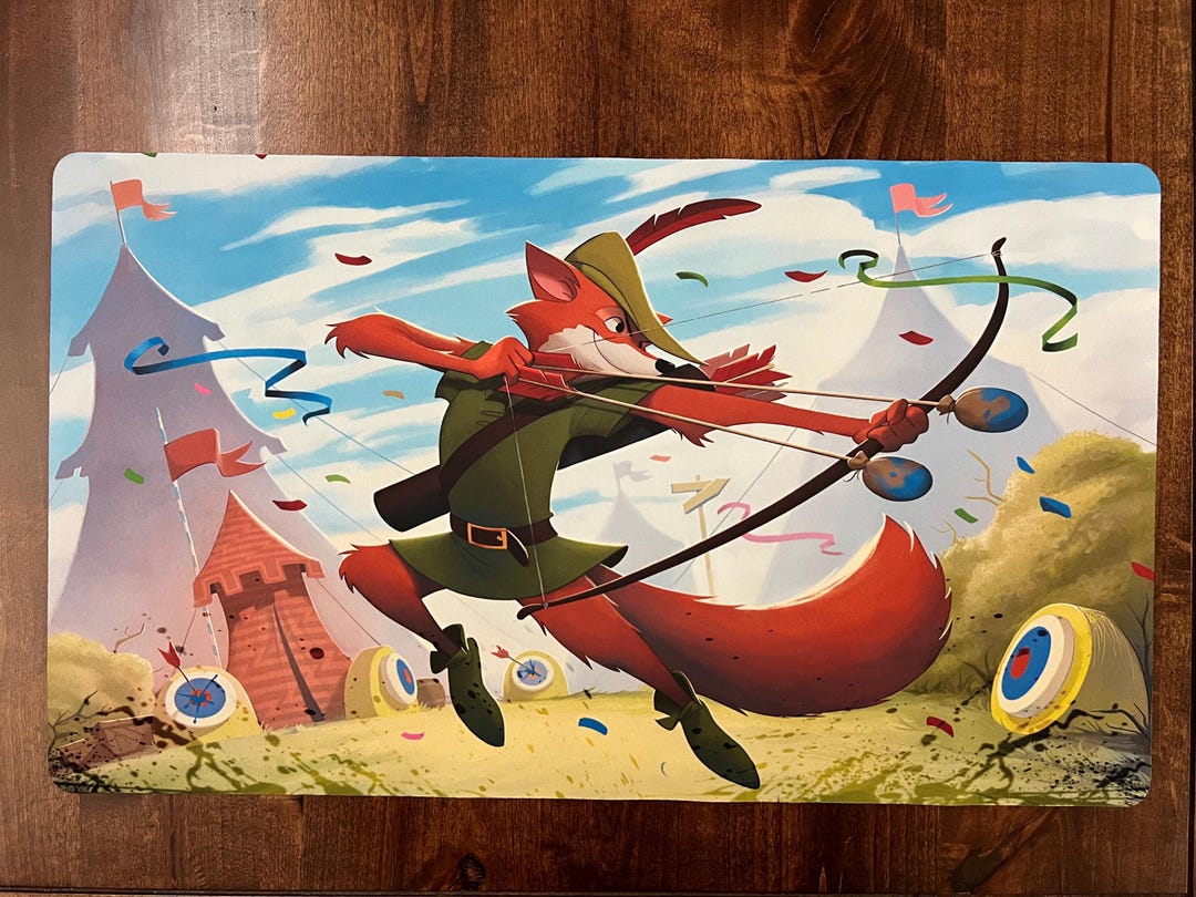 Lorcana Playmat - Robin Hood - Sharpshooter - Etsy