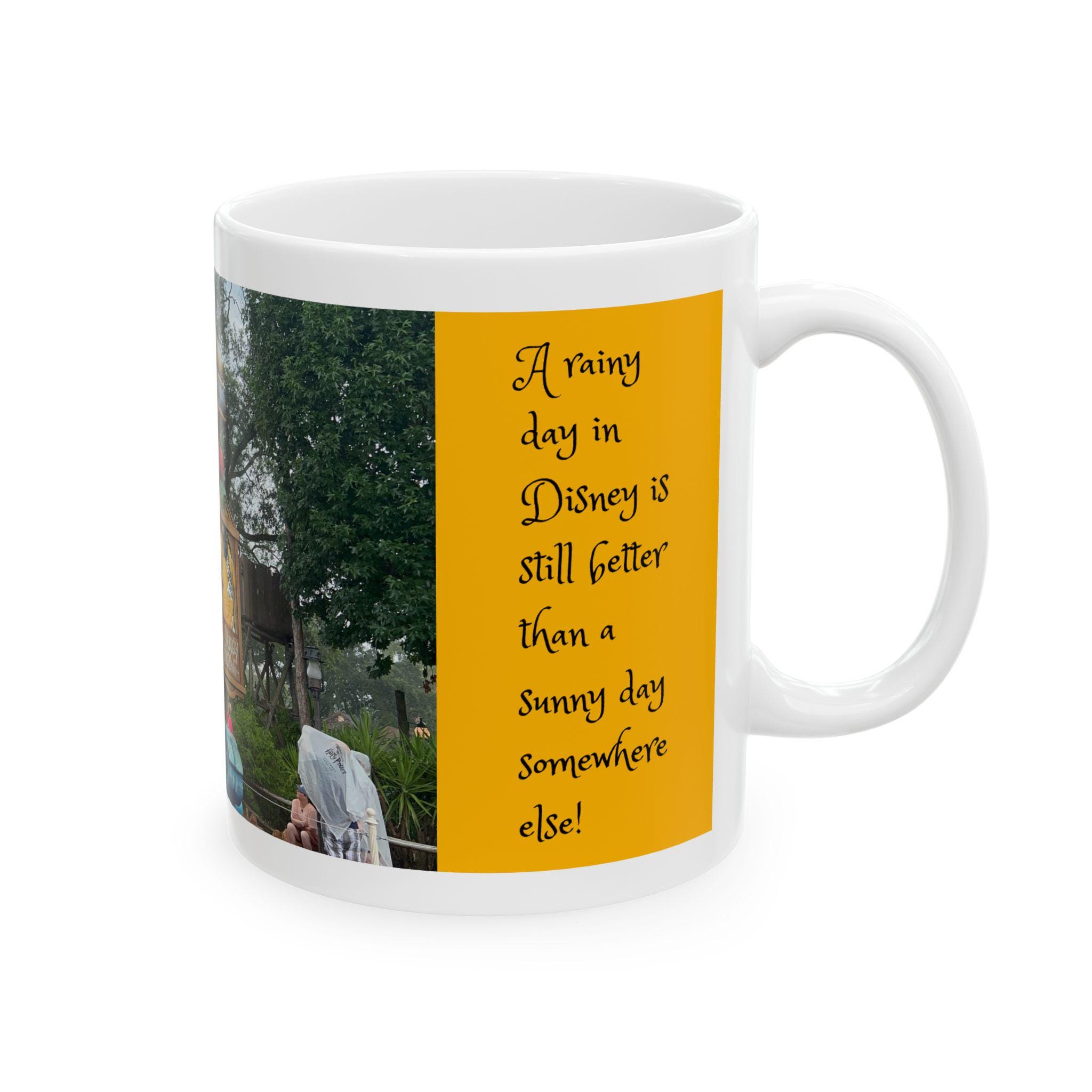 Unlock Disney Characters in the Rain Ceramic Mug, (11oz, 15oz) - Etsy