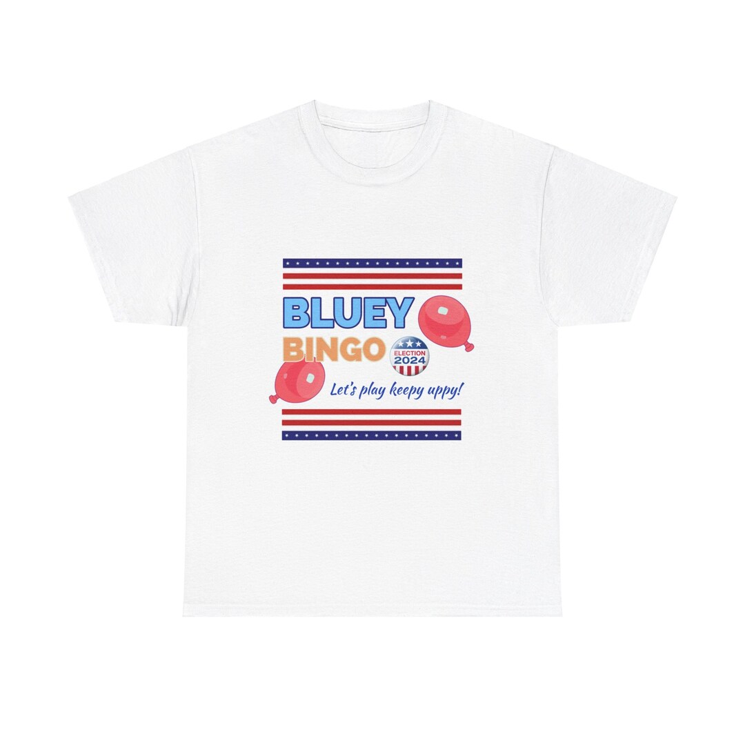 Bluey and Bingo for President 2024 Unisex Tee - Etsy