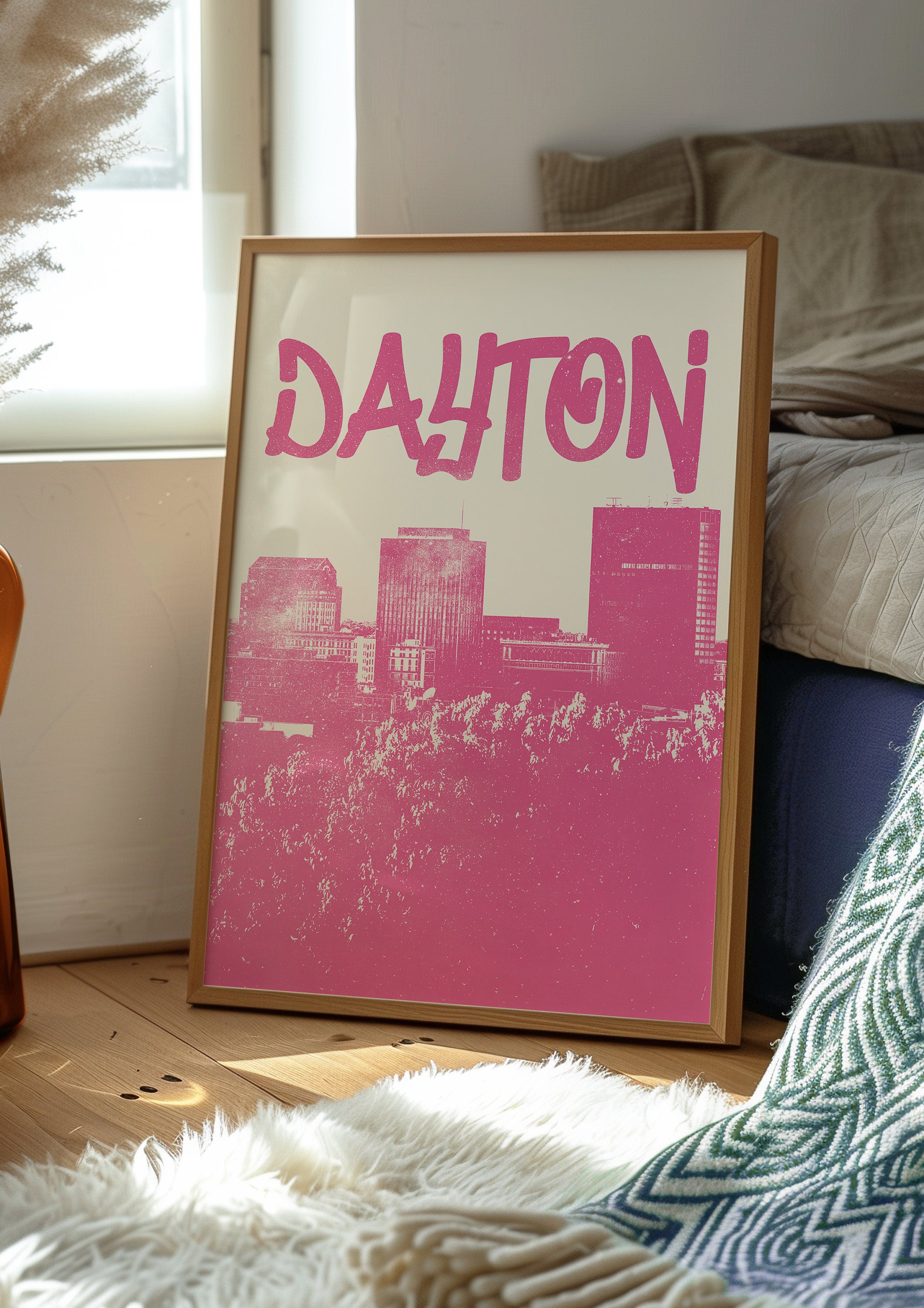 Dayton Ohio Wall Art Print Downtown Dayton Digital Download 1 Print ...