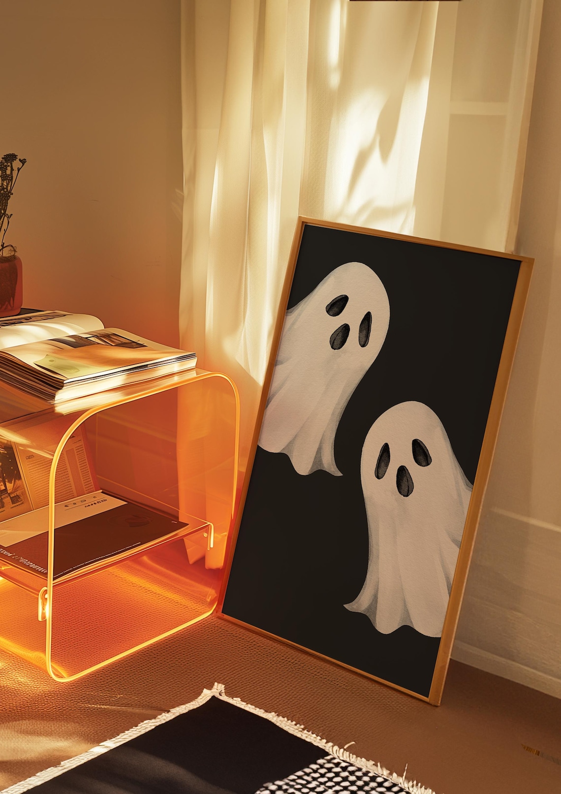 Two Ghost Halloween Poster Halloween Digital Download Instant Print ...