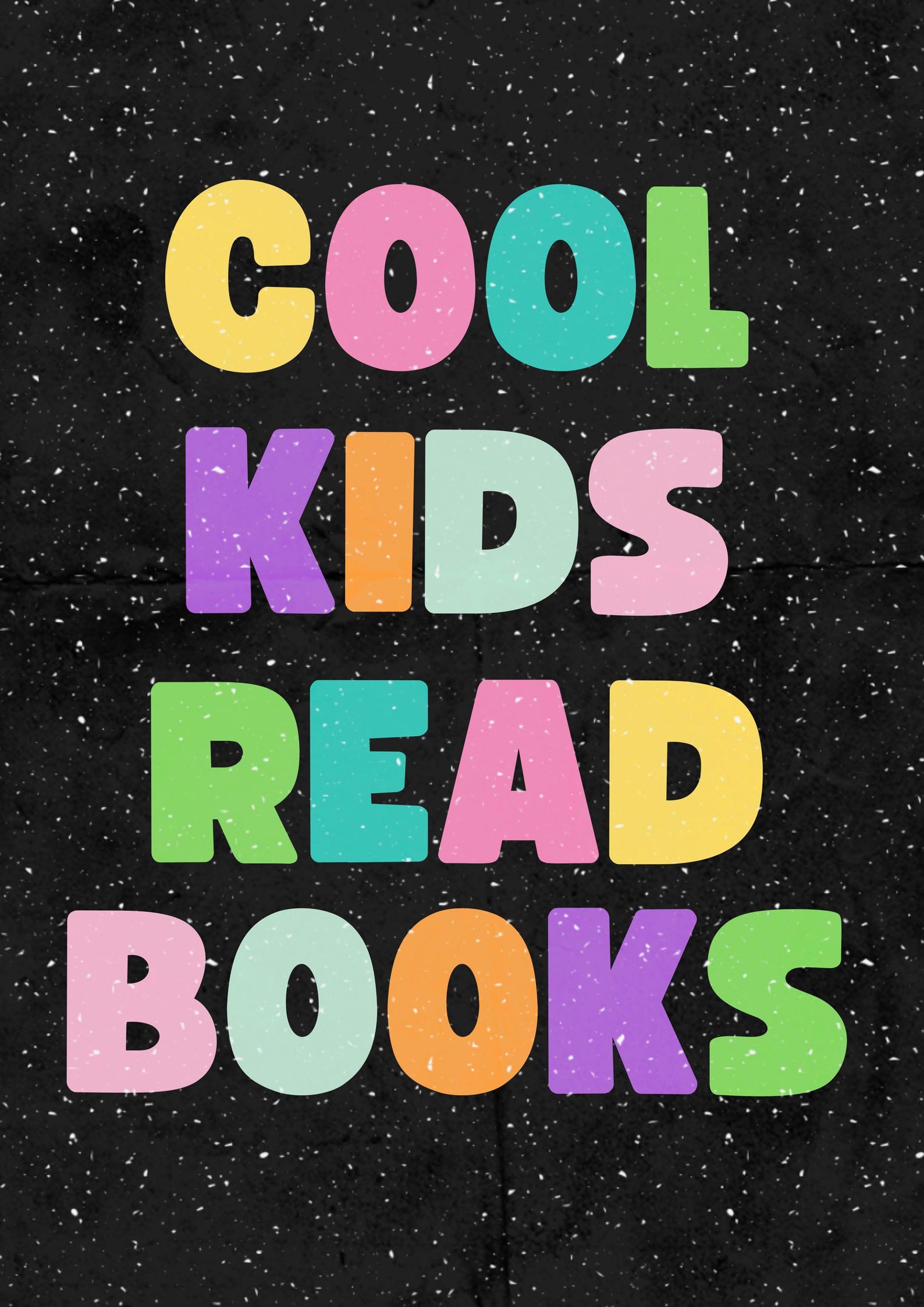 Cool Kids Read Books Classroom Poster Teacher Poster Reading Motivation ...