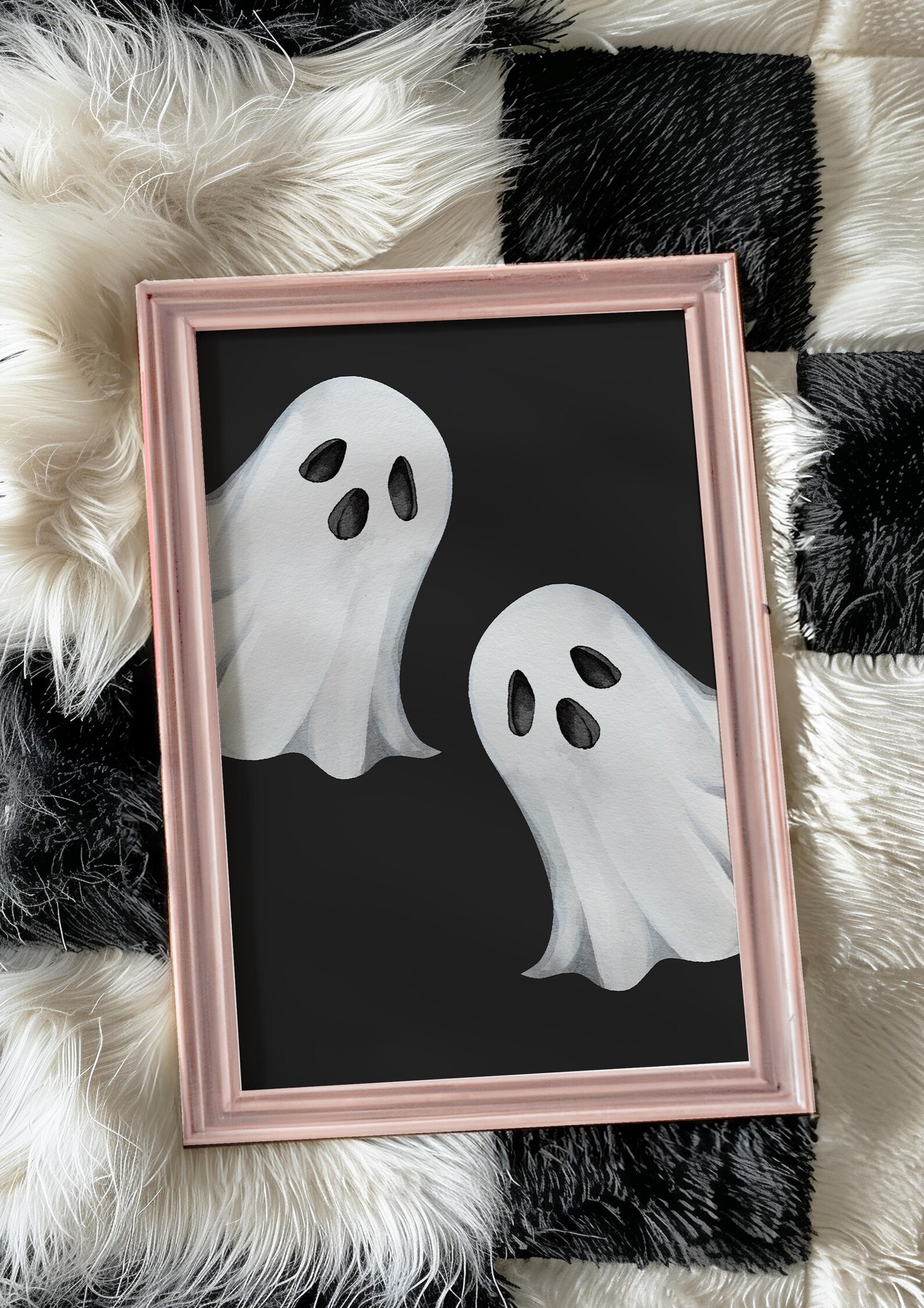 Two Ghost Halloween Poster Halloween Digital Download Instant Print ...