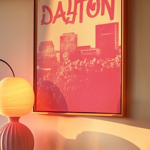 Dayton Ohio Wall Art Print Downtown Dayton Digital Download 1 Print ...