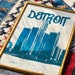 Detroit Poster Printable Detroit Michigan Wall Art Print Art Digital ...