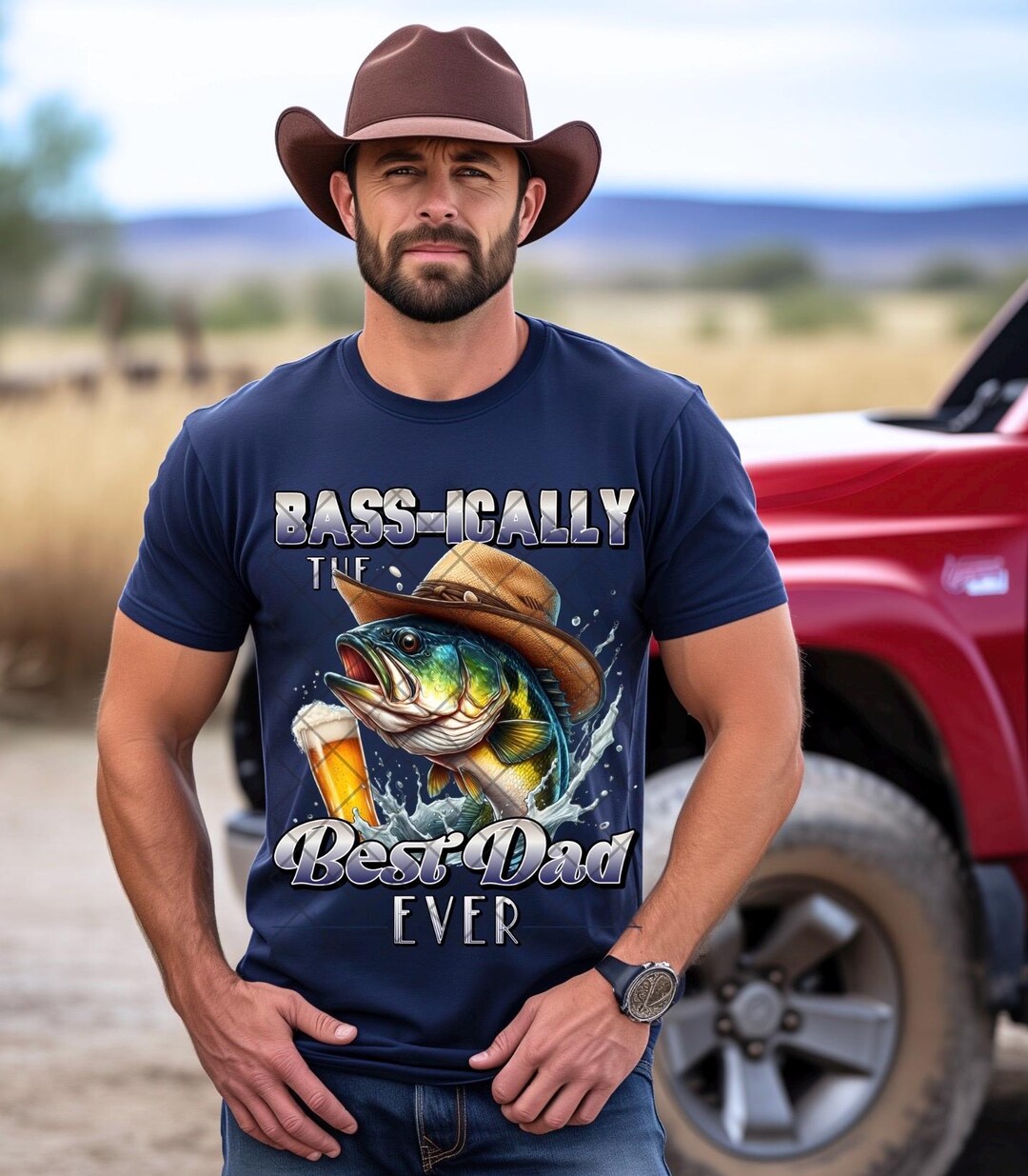 Best Dad Ever Bass Fishing DTF Transfer - Fishing Bass DTF - Fishing ...