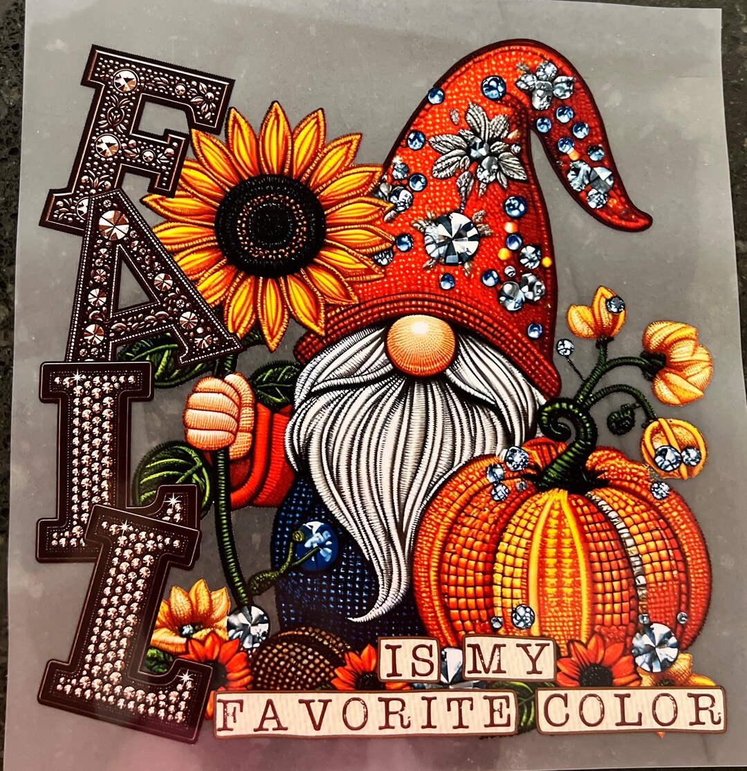 Fall Gnome DTF Transfer Gnome DTF Transfers Gang Sheet Fall Transfer ...