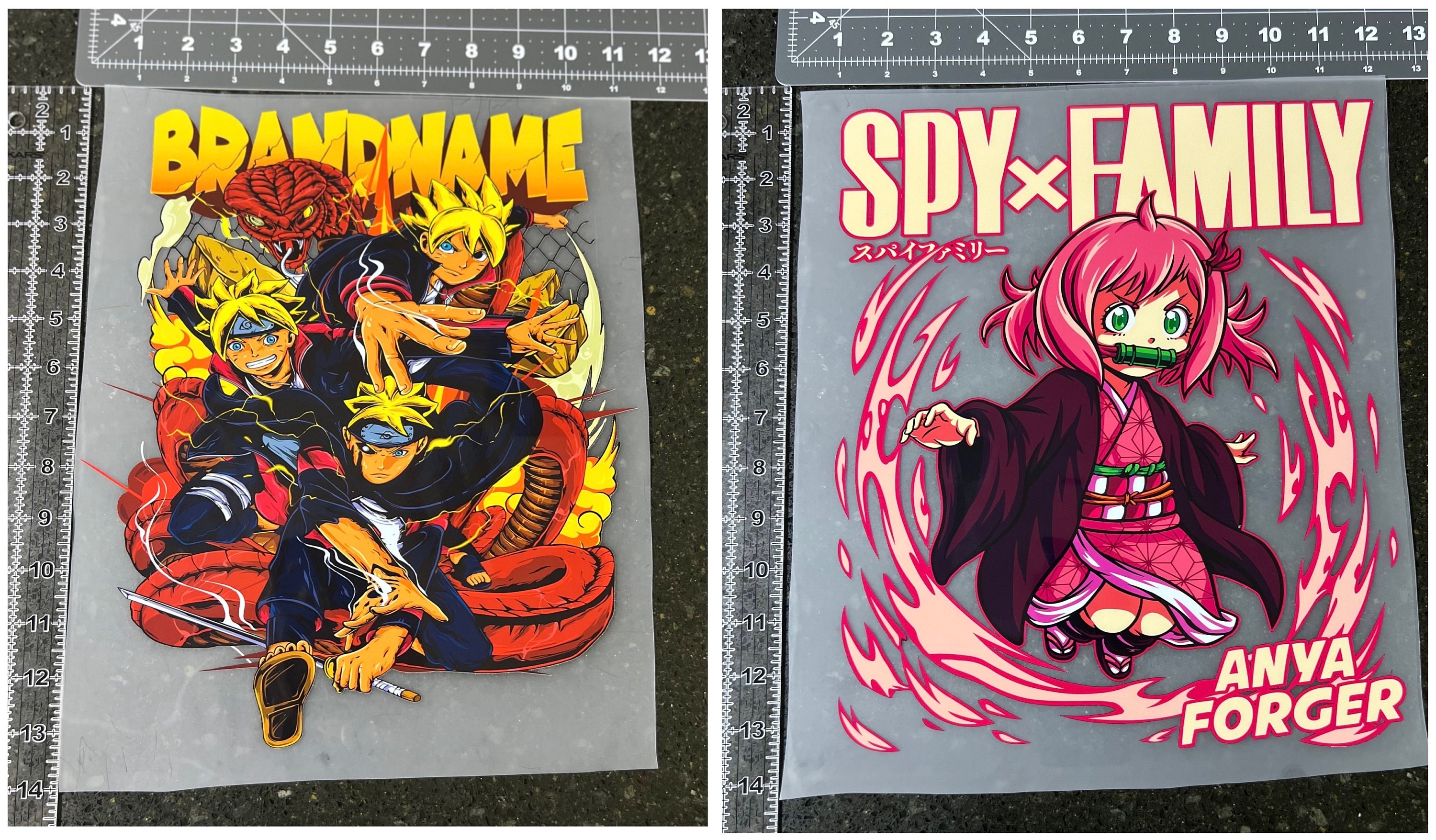 Anime DTF Transfer - DTF Transfers - Gang Sheet - Anime Cartoon ...