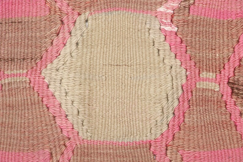 Vintage Large Rug 4.9x8.6 Ft, Turkish Brown Patchwork Wool Rug - Etsy