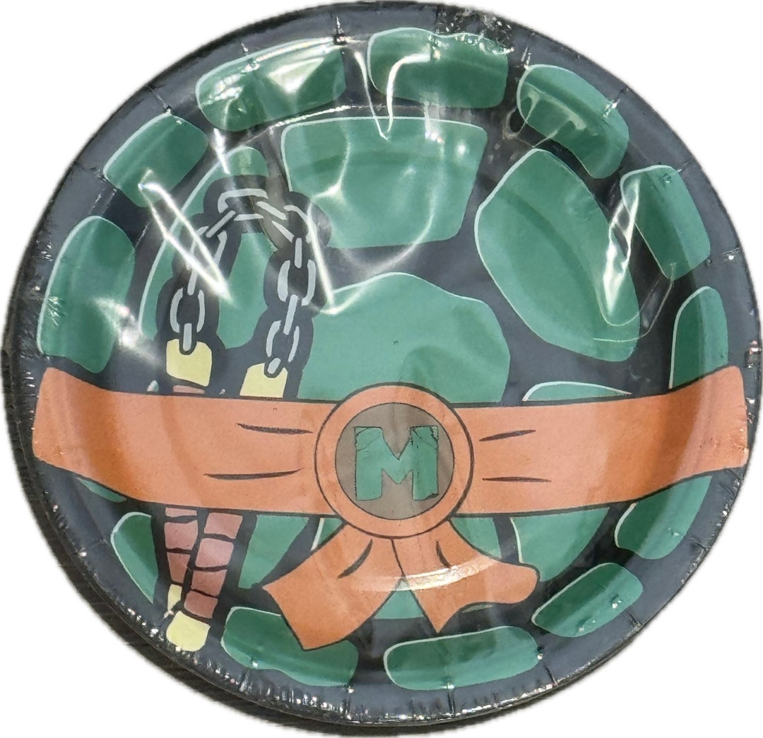 Ninja Turtles Birthday Party Tableware Plates TMNT Birthday Party ...
