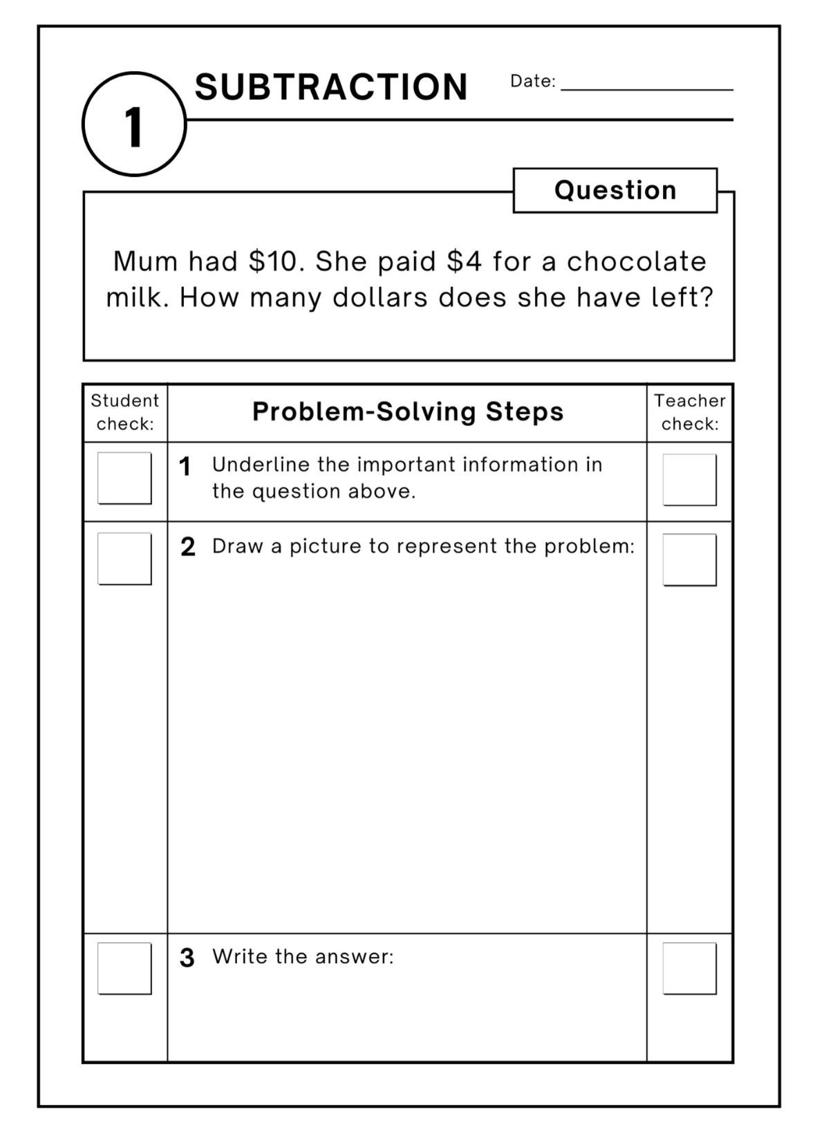Kindergarten Math Pages - Etsy