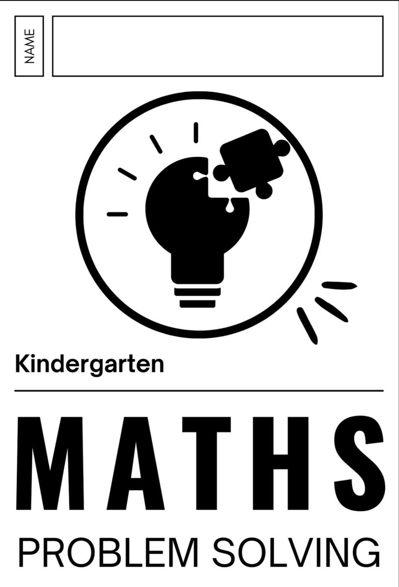 Kindergarten Math Pages - Etsy