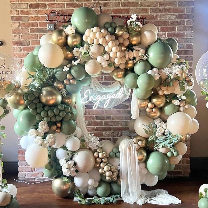 Sage Green Balloon Garland - Etsy