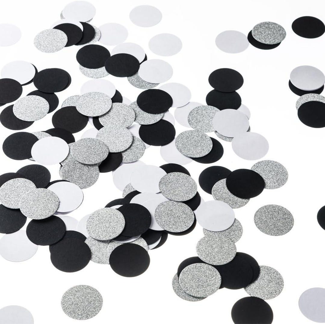 Glitter Paper Circle Dots Confetti Wedding Birthday Theme Party Table ...