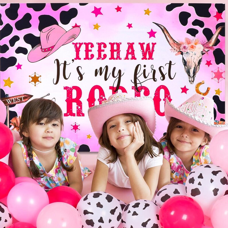 Cowgirl Themed Party Decorations, Disco Cowgirl Party Supplies Include ...