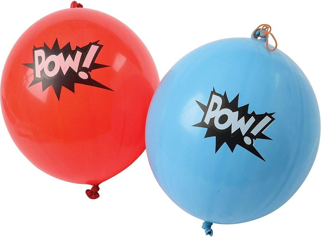 Superhero PUNCHBALLS - Super Hero Party Favors and Toys 24 Pcs PARTY ...