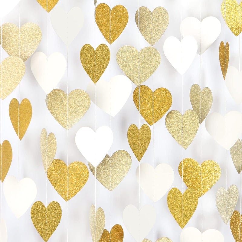 Heart Streamer Garland - Etsy