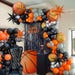 Basketball Balloon Garland Arch Kit, 136pcs Orange Gray Black White and ...