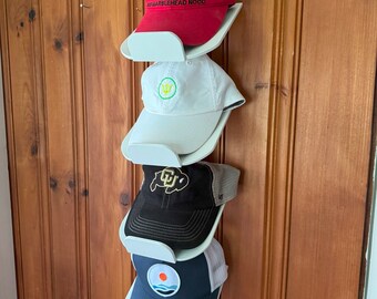 Holds 10 Baseball Hats, Wall Hat Rack, Baseball Hats, Baseball Hat Rack ...