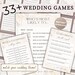 Printable Wedding Games Template Editable Wedding Reception Table ...