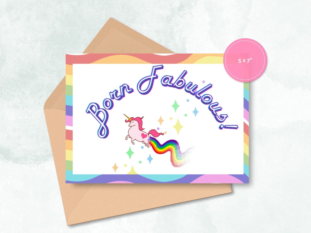 Printable Pride Month Card, Digital Card, Greeting Card, Printable ...