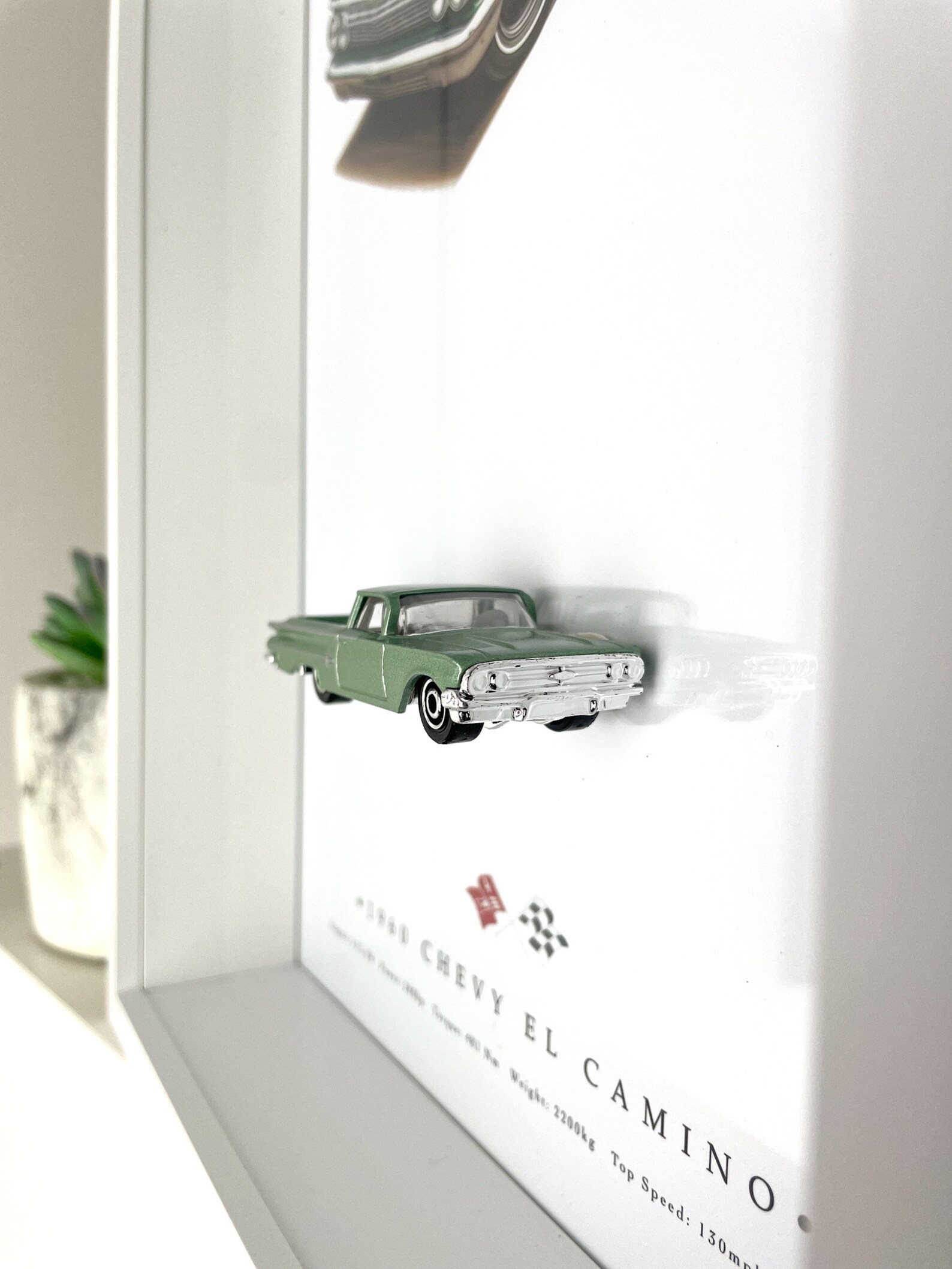 3D Framed Car Wall Art Chevrolet El Camino Vintage Car Artwork ...