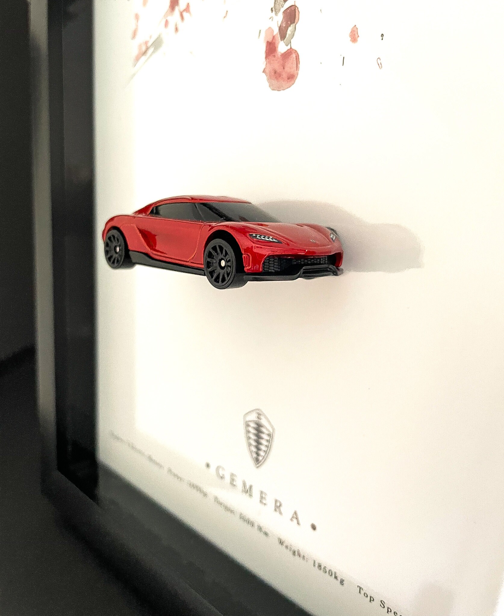 Framed Car Wall Art Koenigsegg Gemera 3D Model Car Artwork | Automotive ...