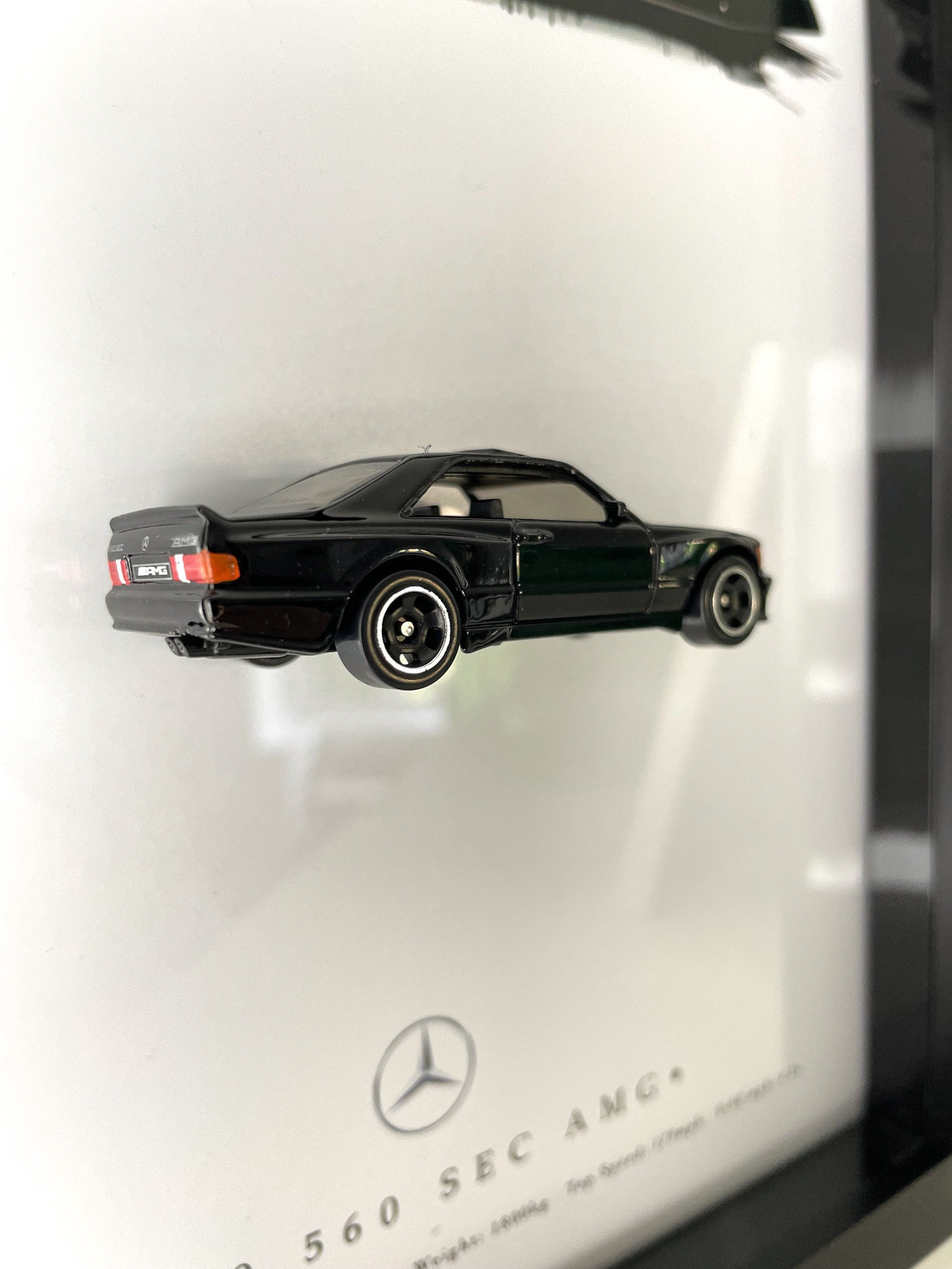 Framed Car Wall Art 1989 Mercedes-benz AMG 3D Model Car Artwork ...