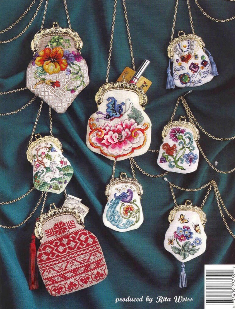 Little Cross Stitch Purses Pattern Instant PDF Digital Download ...