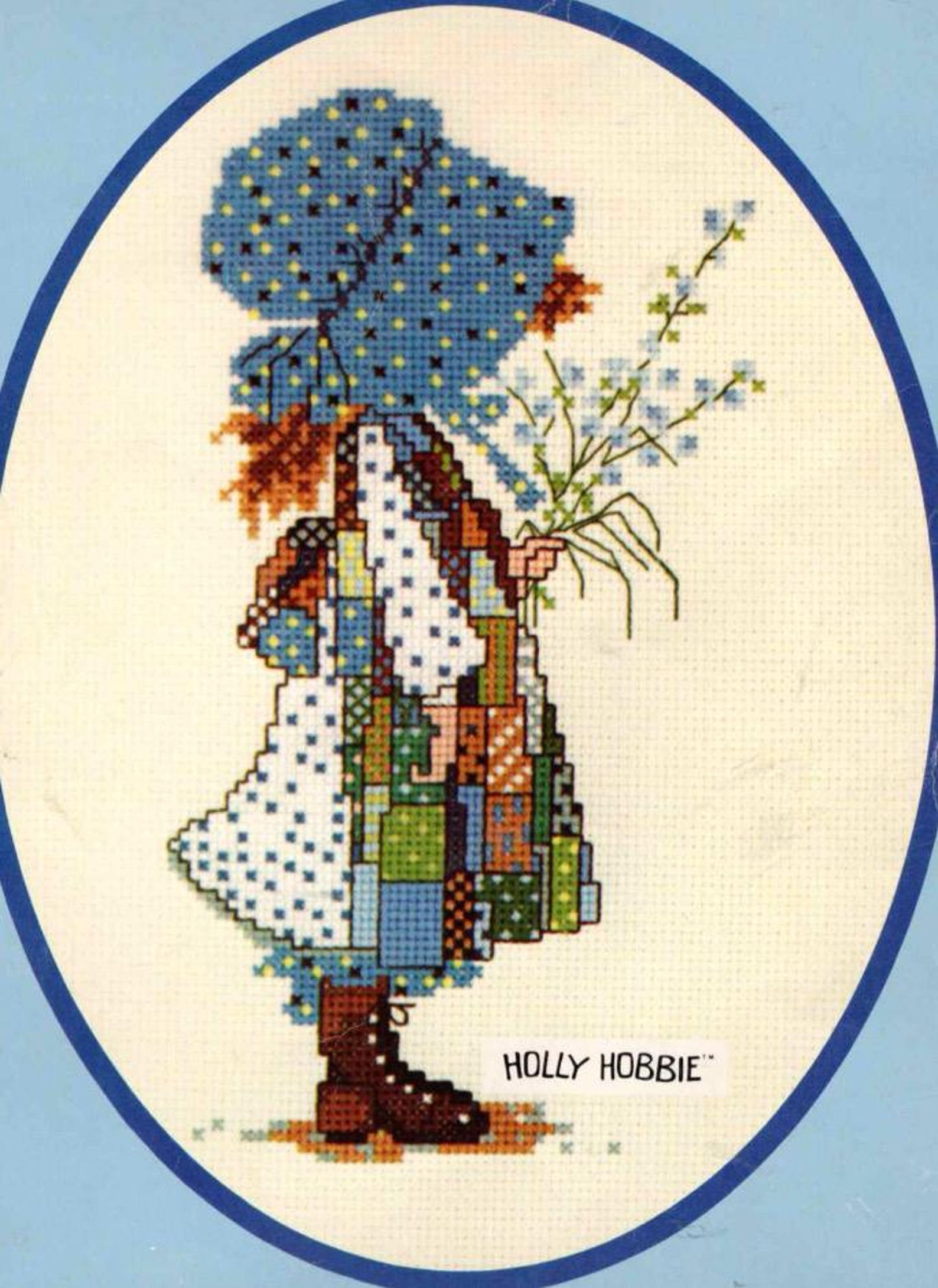 Vintage Holly Hobbie Cross Stitch Patterns Instant PDF Digital Download ...