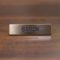 Metal Name Plate - Etsy