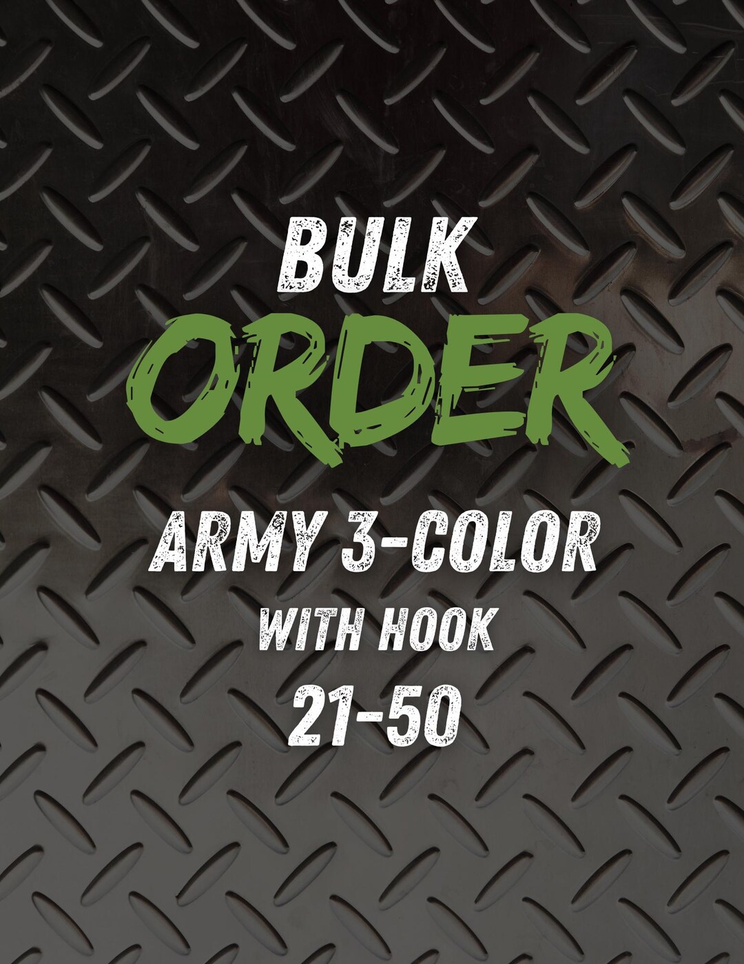 BULK 21-50 Custom Military Name Tape, Army, 3-color, Hook Fastener Name ...