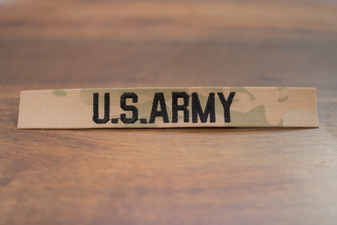 Military Name Tape, Army, Sew-on, Branch of Service, 3-color - Etsy