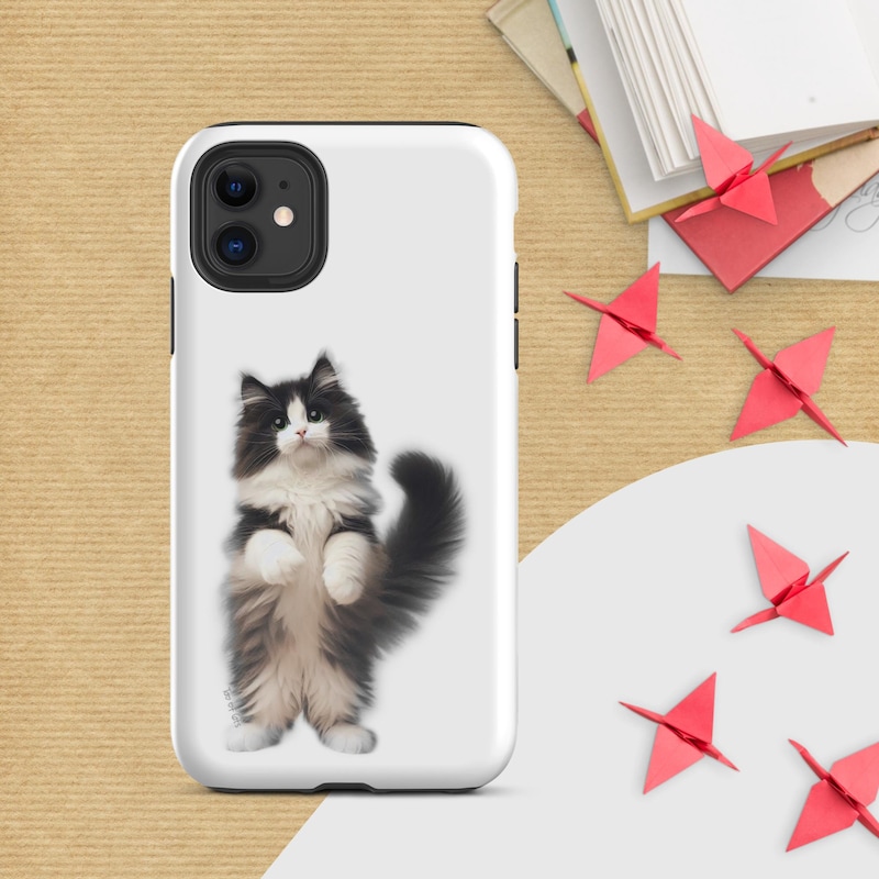Cat iPhone Case - Etsy