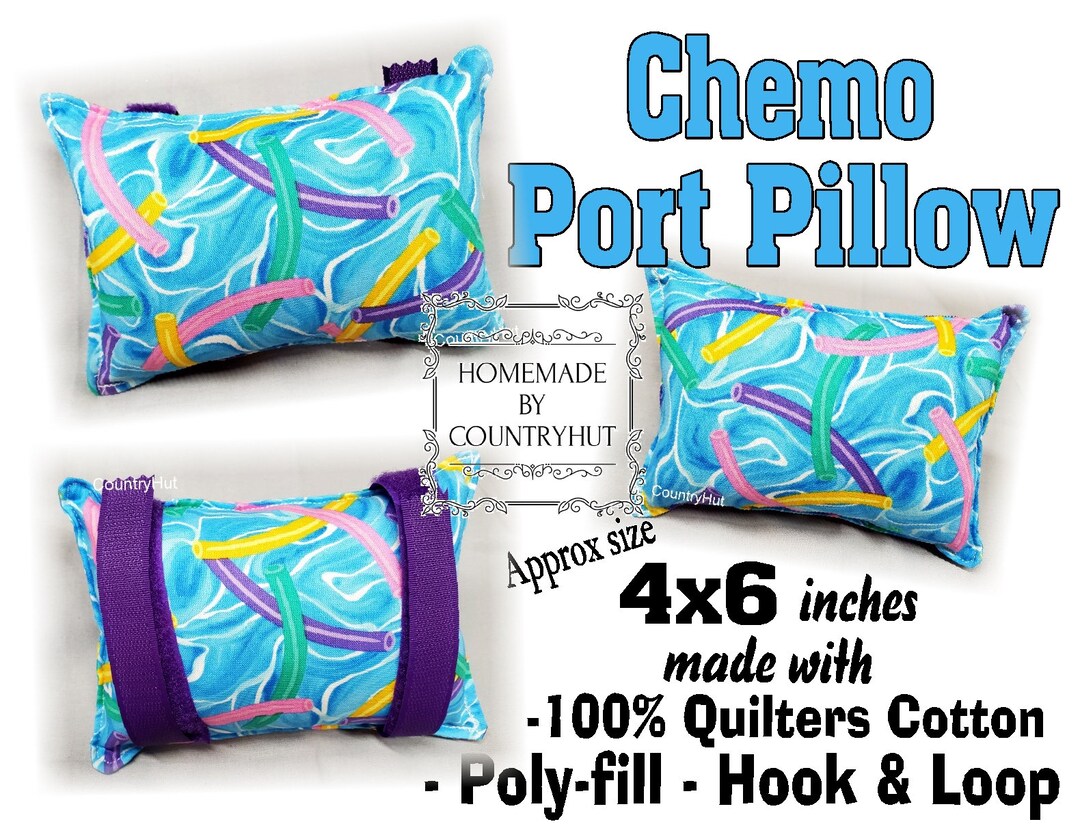 POOL NOODLES / Cancer Awareness / Port-a-cath Pillow - Seatbelt Cushion ...