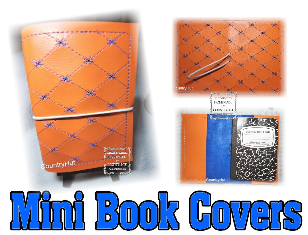 Orange and Blue - School Colors - College - Mini Composition Notebook ...
