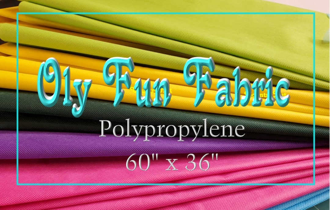 Olyfun Fabric - 60"x36" Wide Variety of Uses Non-woven - Polypropylene ...