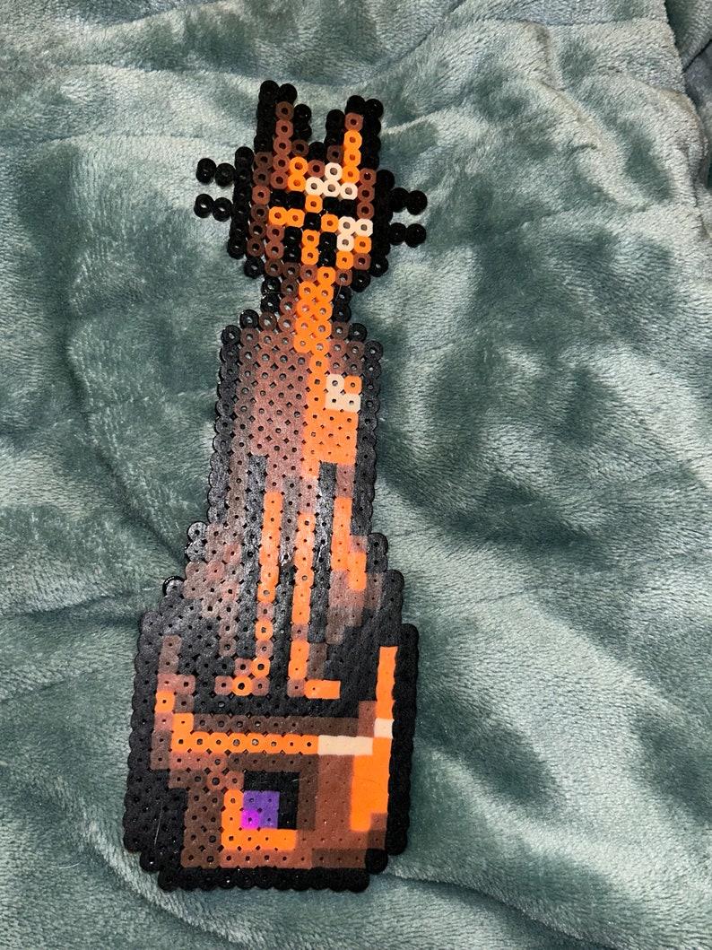 Stardew Valley Calico Cat Statue Perler - Etsy