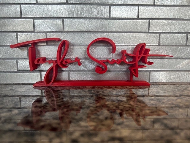 Taylor Swift Signature Desk Sign - Etsy