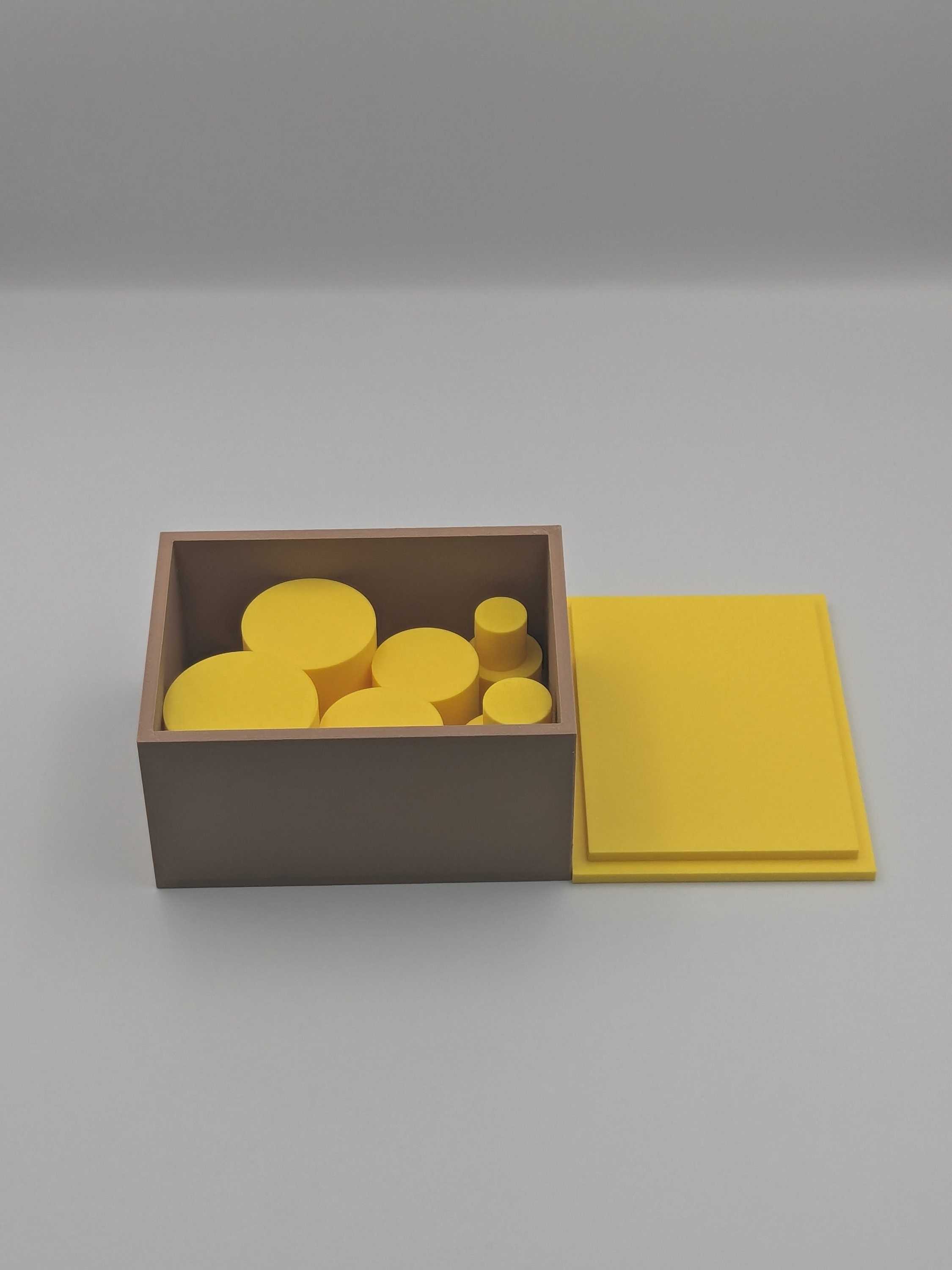 Knobless Cylinders Set With Boxes - Educational Learning Tool - Hands ...