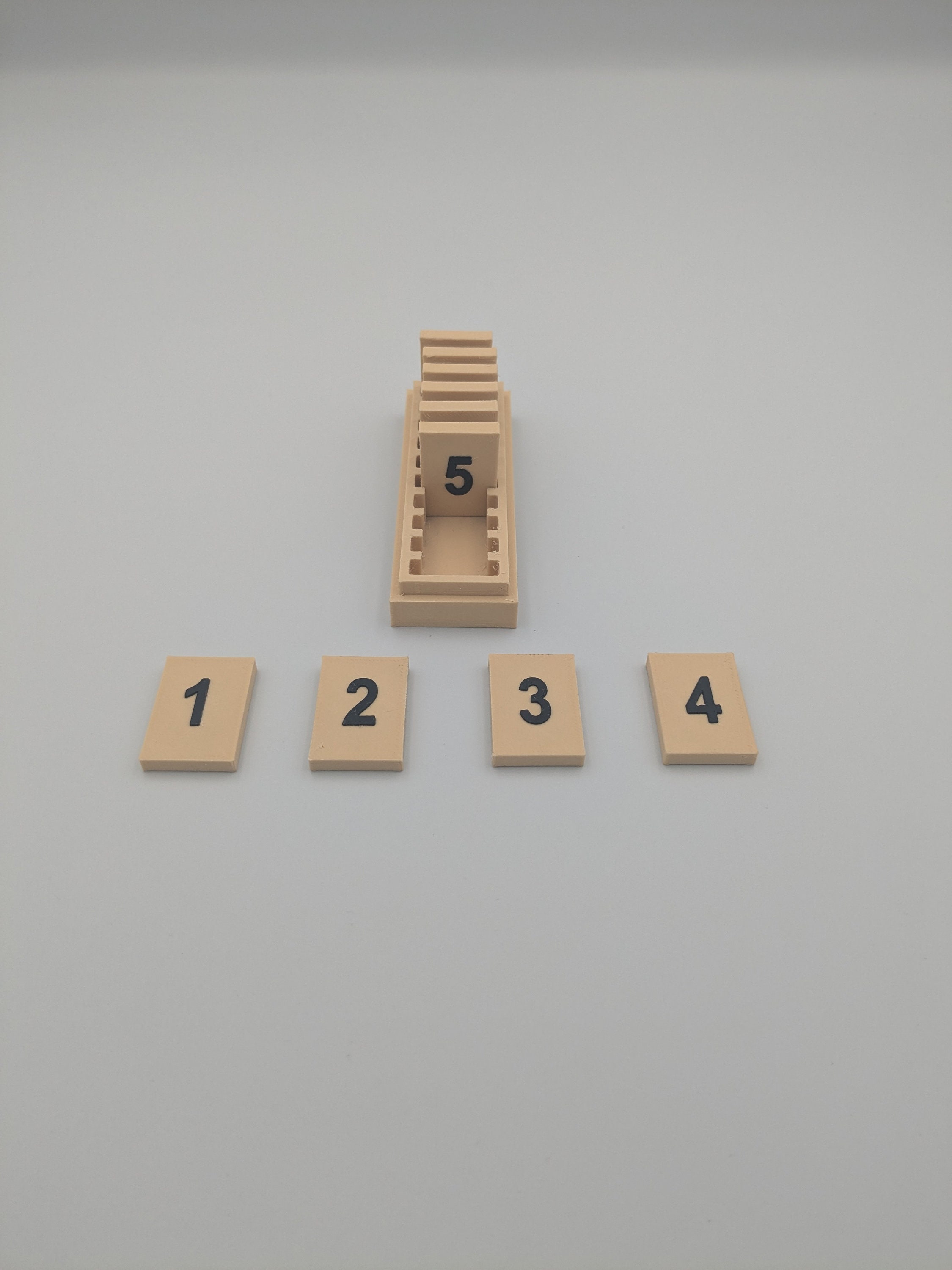 Red and Blue Number Rods and Number Tiles Set - Educational Learning ...