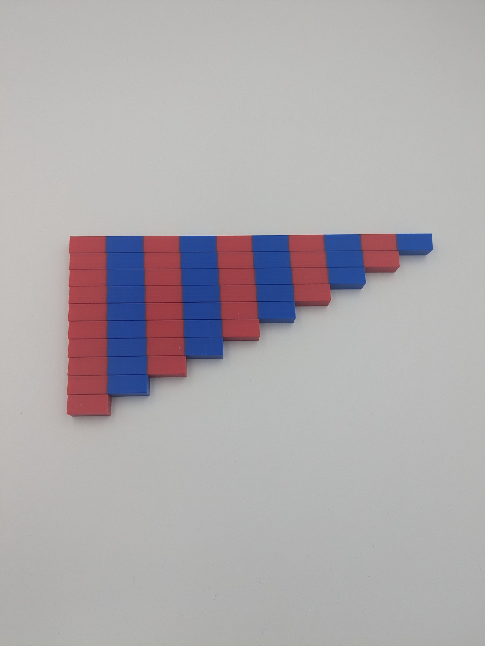 Red and Blue Number Rods and Number Tiles Set - Educational Learning ...