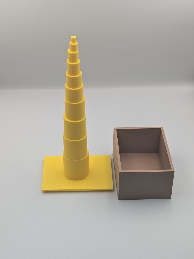 Knobless Cylinders Set With Boxes - Educational Learning Tool - Hands ...