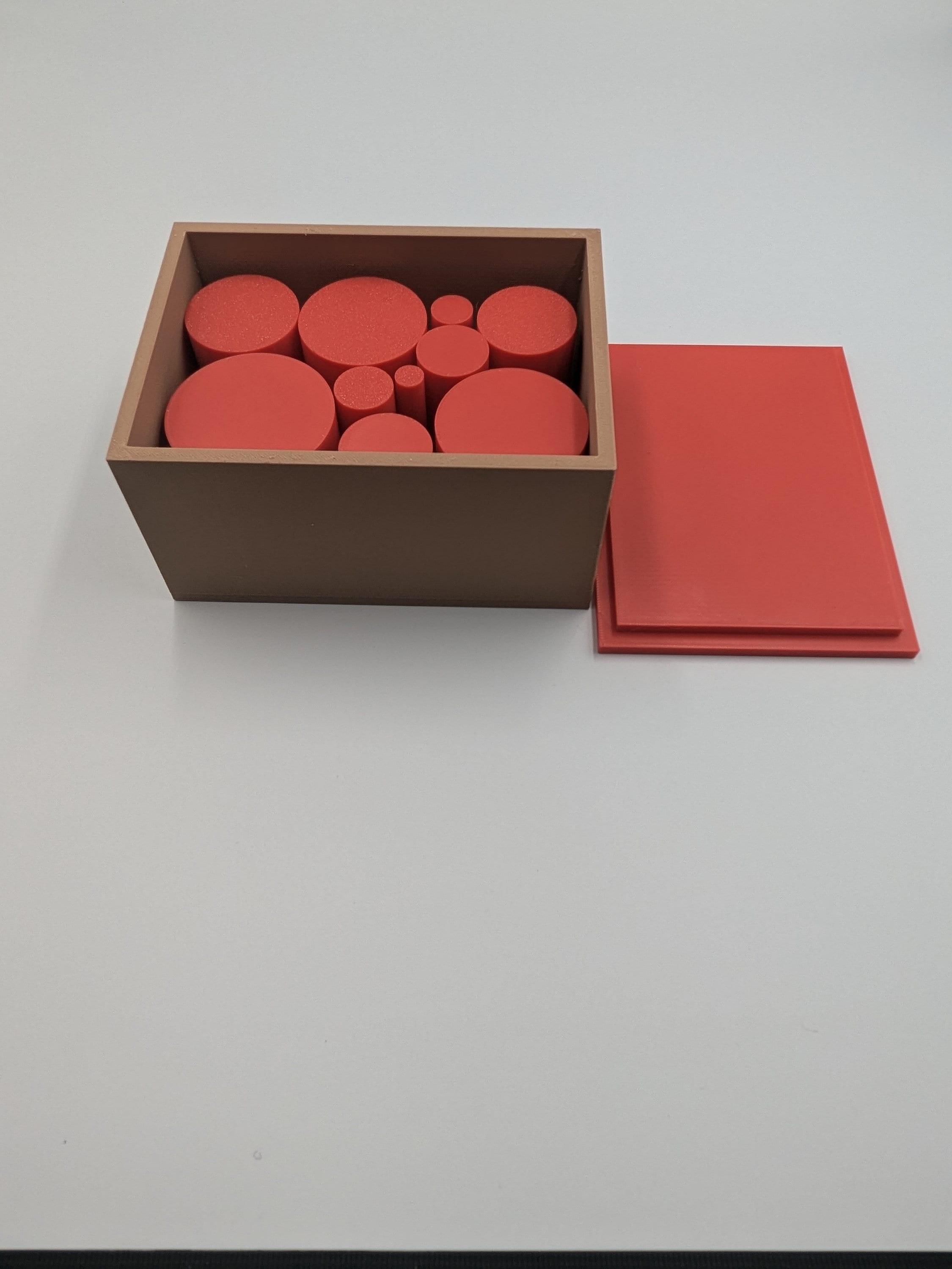 Knobless Cylinders Set With Boxes - Educational Learning Tool - Hands ...